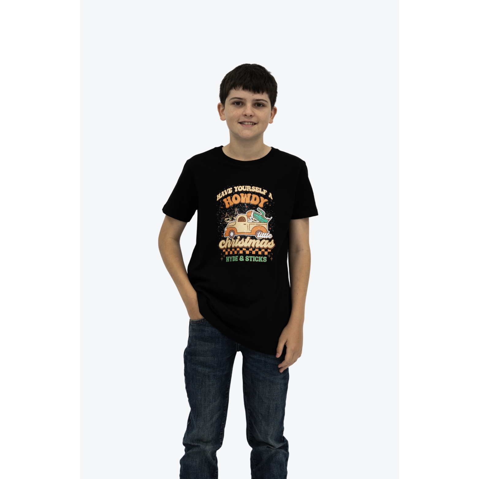 H&S KIDS Howdy Lil Christmas - Black – Hyde and Sticks