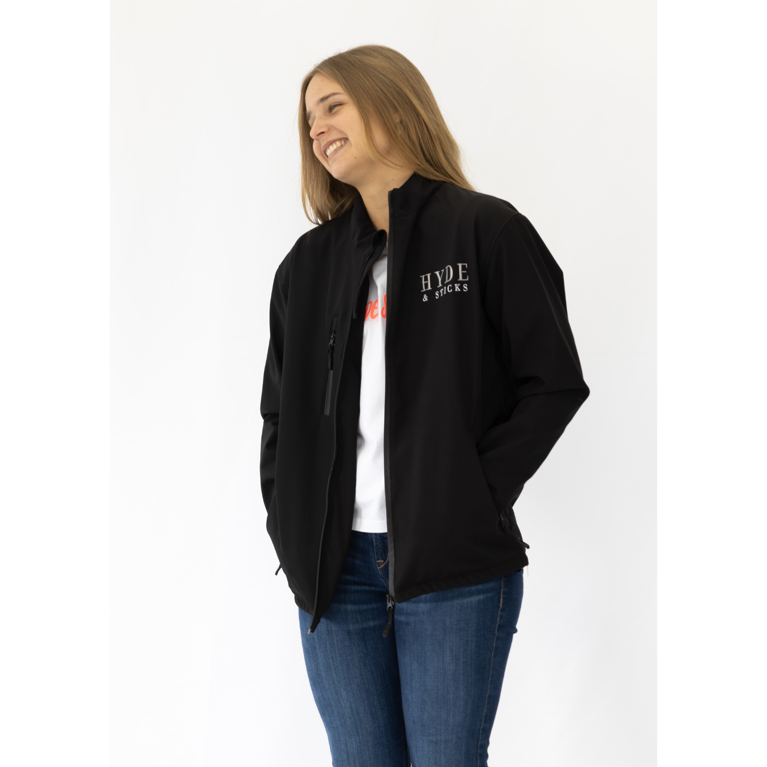H&S Kids & Unisex Signature Softshell Jacket - Black – Hyde and Sticks
